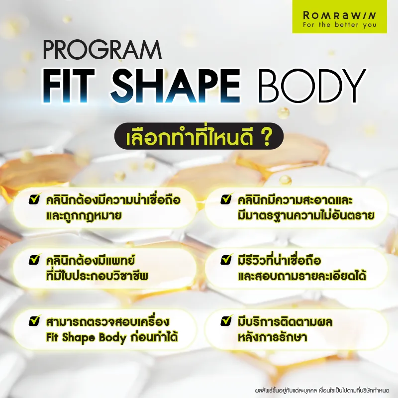 Fit Shape Body คืออะไร? ทำไมถึงช่วยลดไขมันได้โดยไม่เจ็บตัว