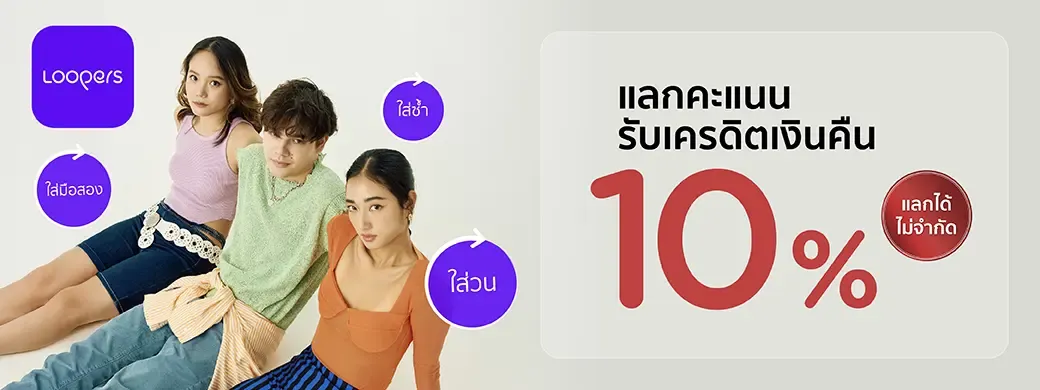 Promotion at Loopers Website & Application with KTC Credit Card